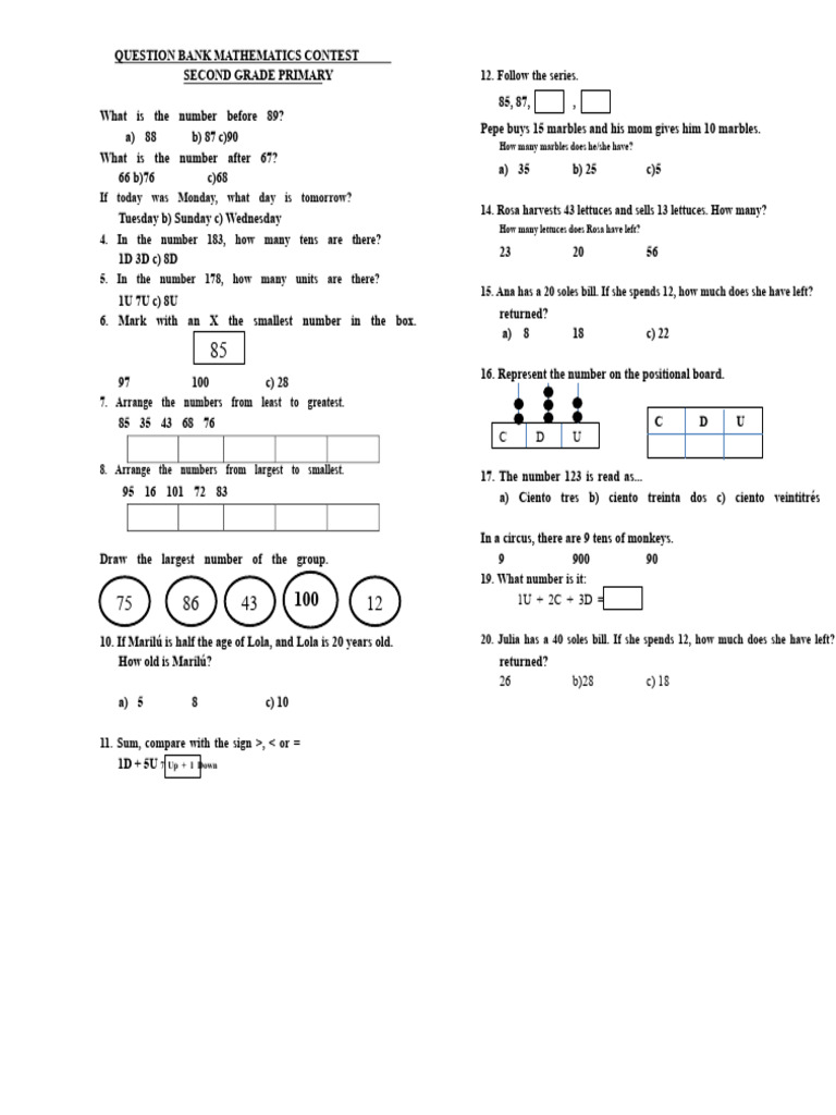Question Bank For Mathematics Contest | PDF | Chess Theory | Chess