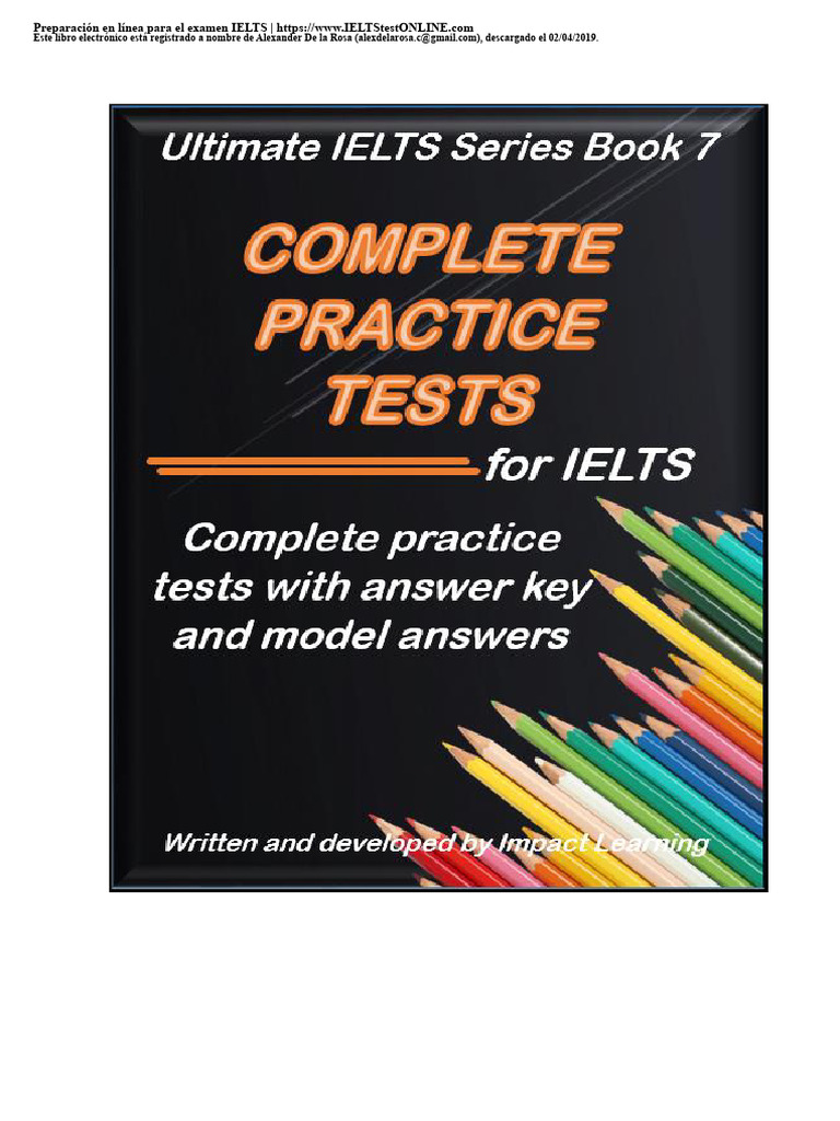 Ultimate IELTS Pruebas de Práctica General PDF | PDF | Almuerzo | Sistema internacional de ...