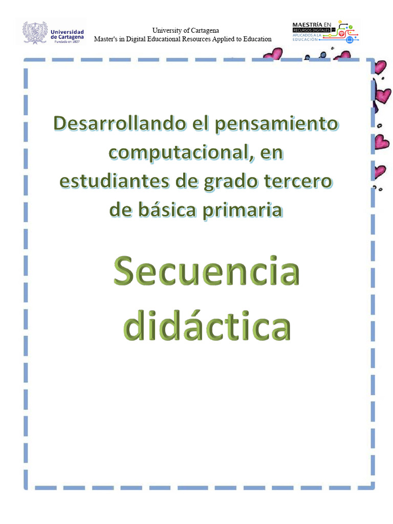Didactic Sequence, Developing Computational Thinking | PDF | Computer ...
