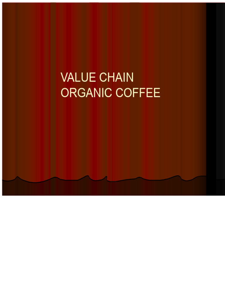 Coffee Value Chain | PDF | Coffee | Agriculture