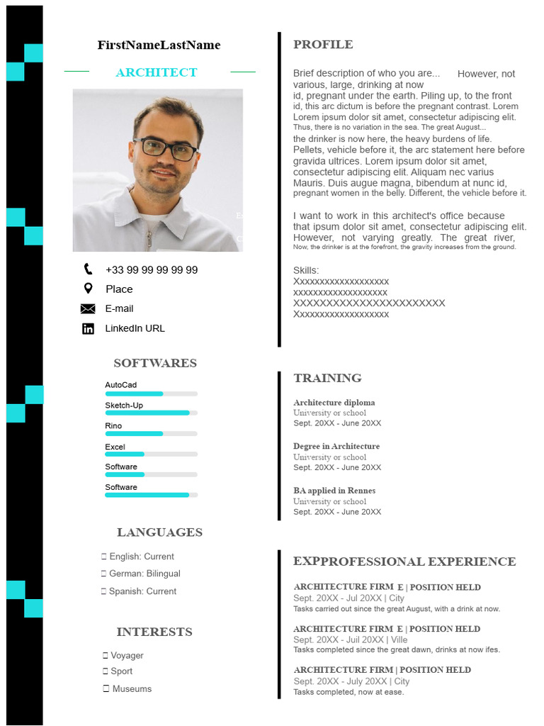 71 Resume Template Architect | PDF