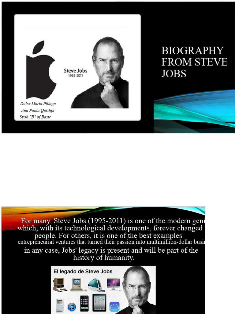 Biography of Steve Jobs | PDF | Steve Jobs | Apple Inc.