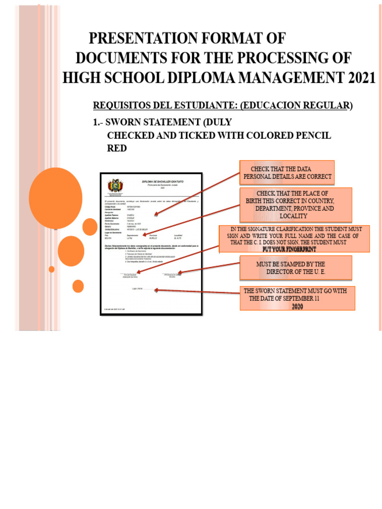High School Diplomas 2020 - Document Presentation Format | PDF ...