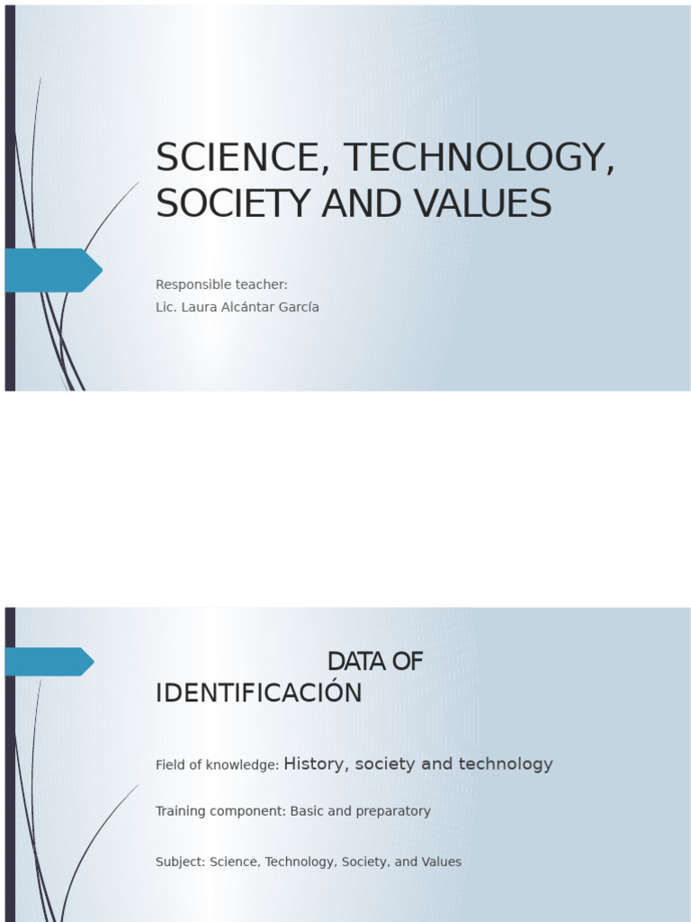 Science Technology Society and Values Presentation | PDF | Science ...