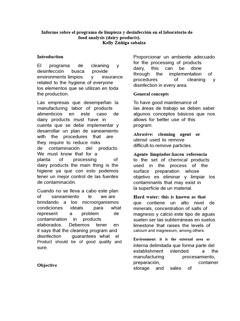 Cleaning and Disinfection Report | PDF | Disinfectant | Hygiene