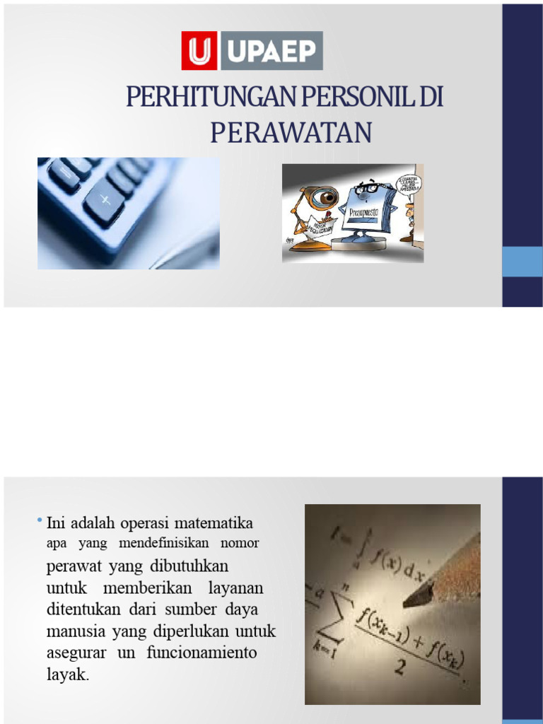Perhitungan Personil Perawatan Kesehatan | PDF