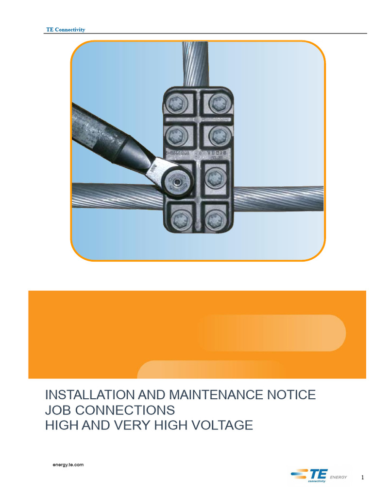 High Voltage Connection Installation Guide | PDF | Electrical Connector ...