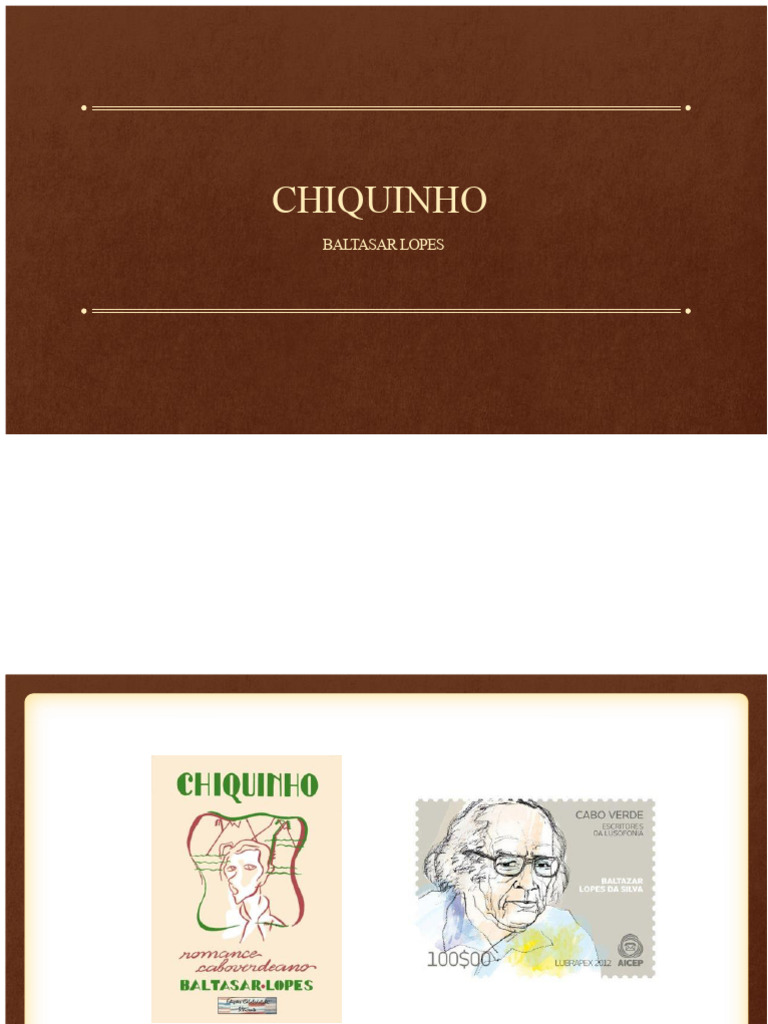 Présentation - Chiquinho | PDF