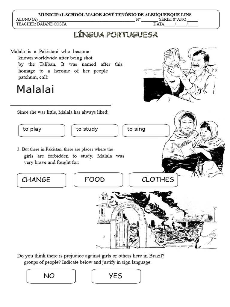 Malala's Fight for Girls' Education | PDF