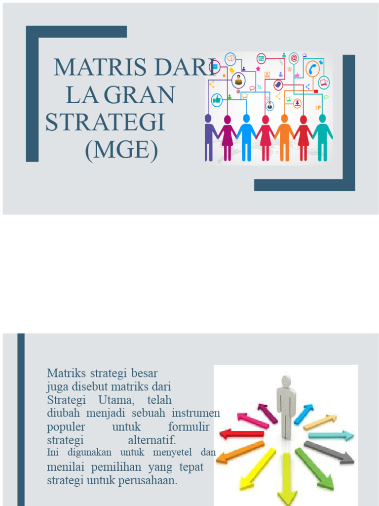 Matrik Strategi Besar (Mge) | PDF