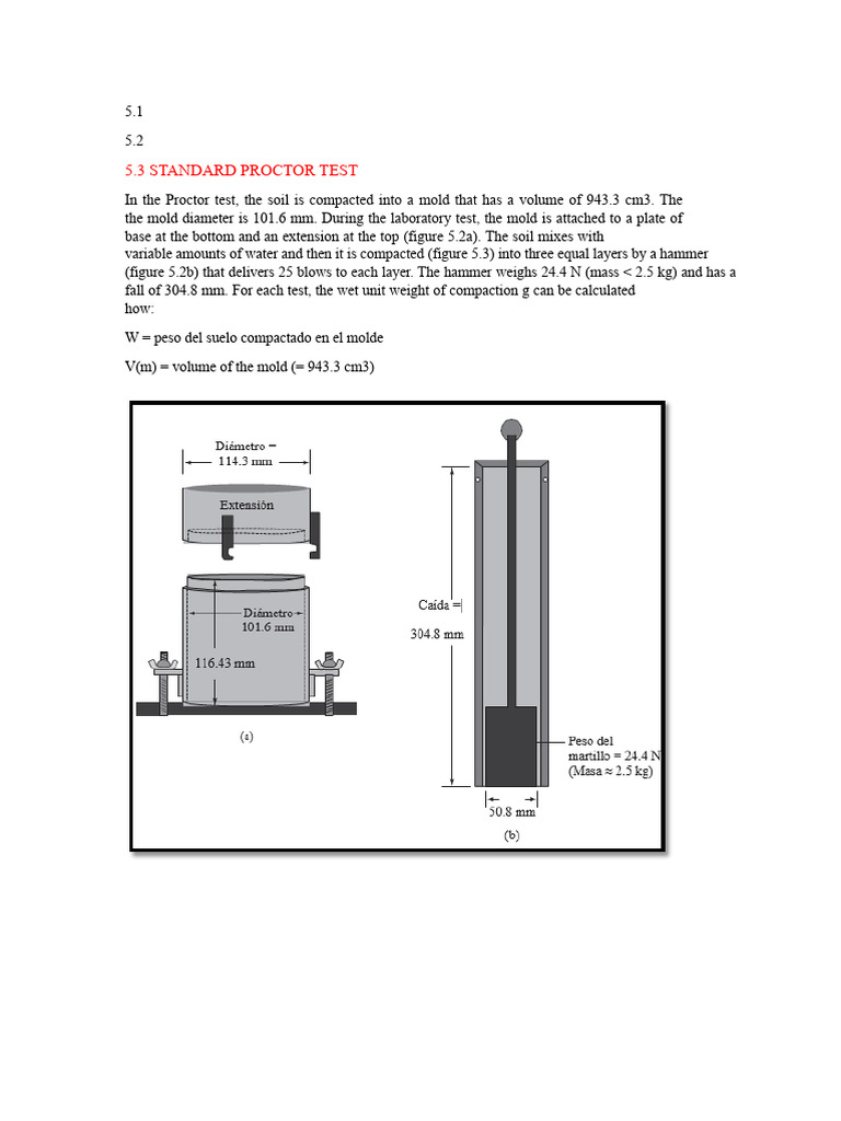 5.3 Standard Proctor Test | PDF | Earth Sciences | Soil