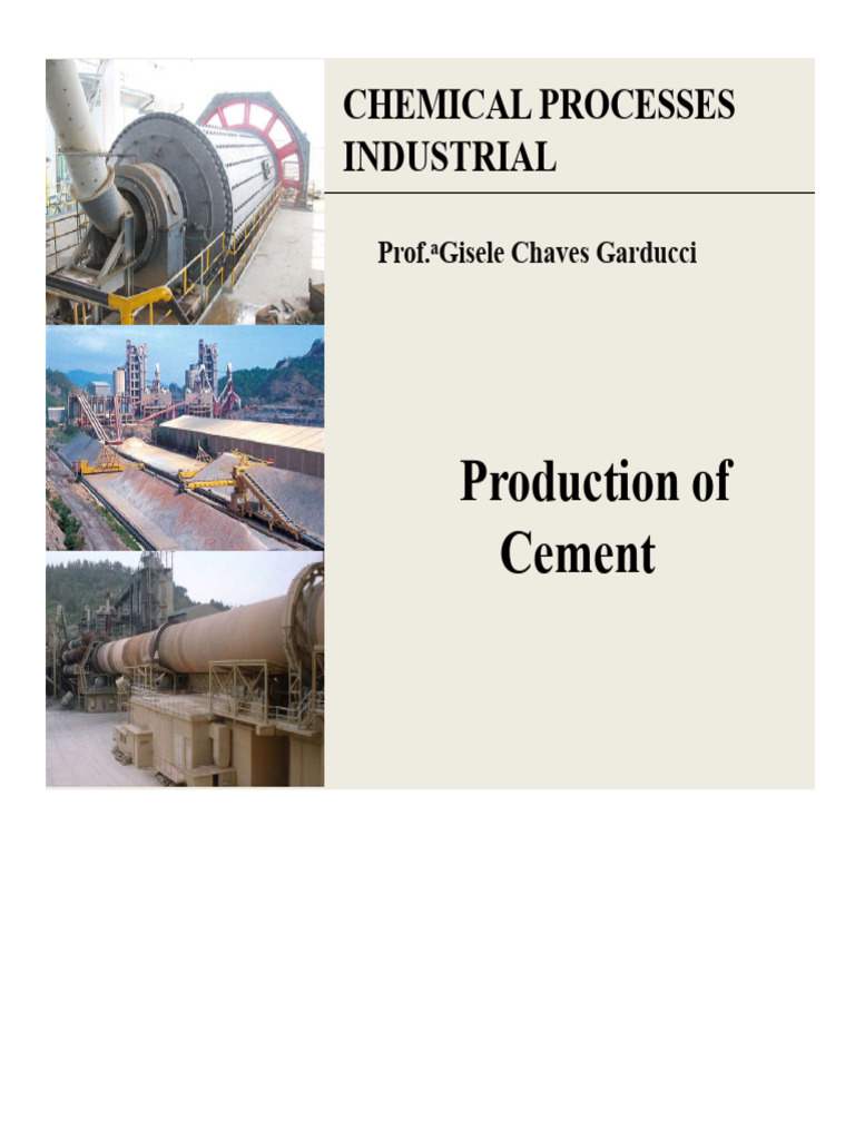 Class 11 - Cement Production.pdf | PDF | Cement | Concrete