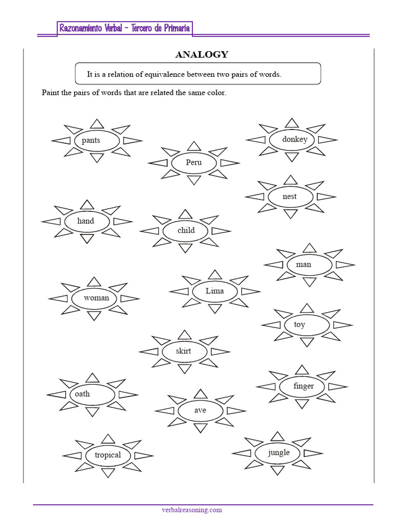 04 Analogies Third Grade | PDF