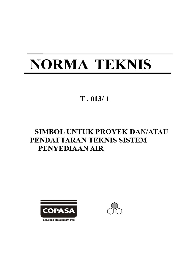 Simbol Proyek Penyediaan Air Teknik | PDF