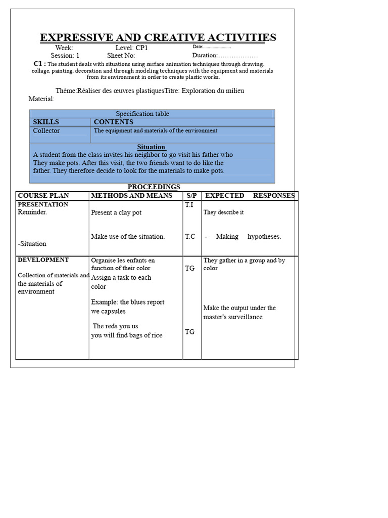Aec CP1 Form | PDF | Collage | Drawing
