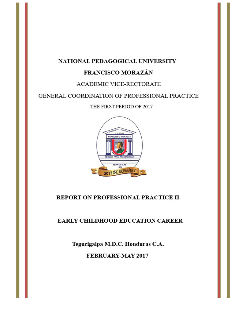 2017 Report on Preschool Practice II | PDF | Teachers | Preschool