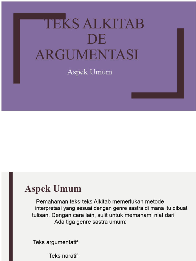 Metode Interpretasi Teks Alkitab | PDF