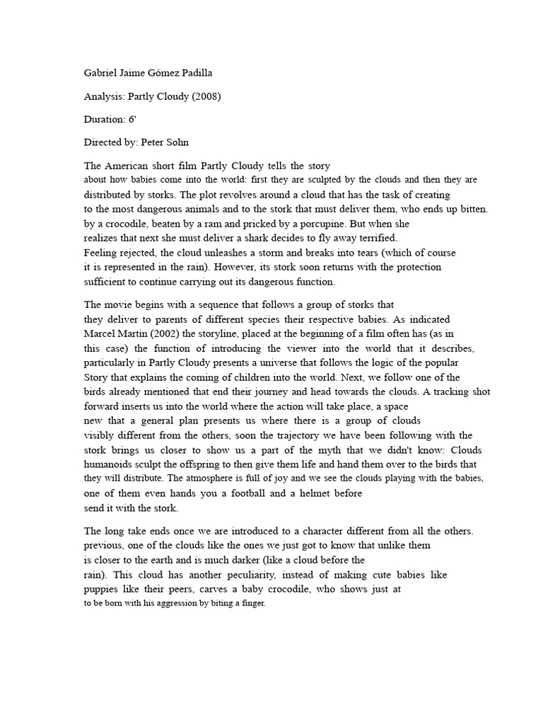 Short Film Analysis | PDF