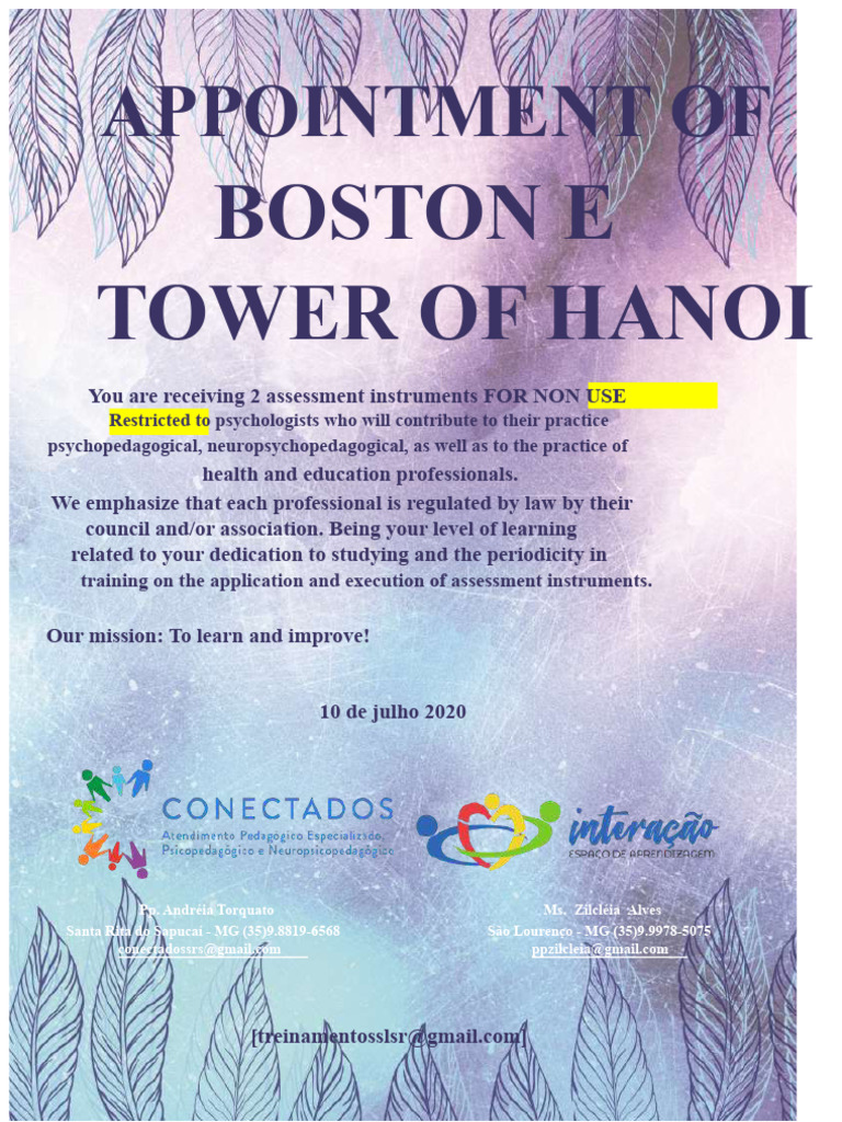 Ebook Naming of Boston and Tower of Hanoi | PDF | Phonetics | Executive ...