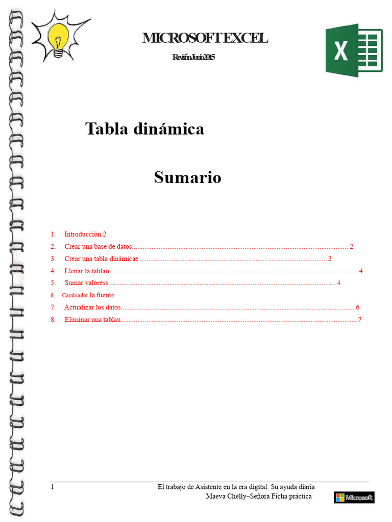 Microsoft Excel - Tabla dinámica | PDF | Microsoft Excel | Bases de datos