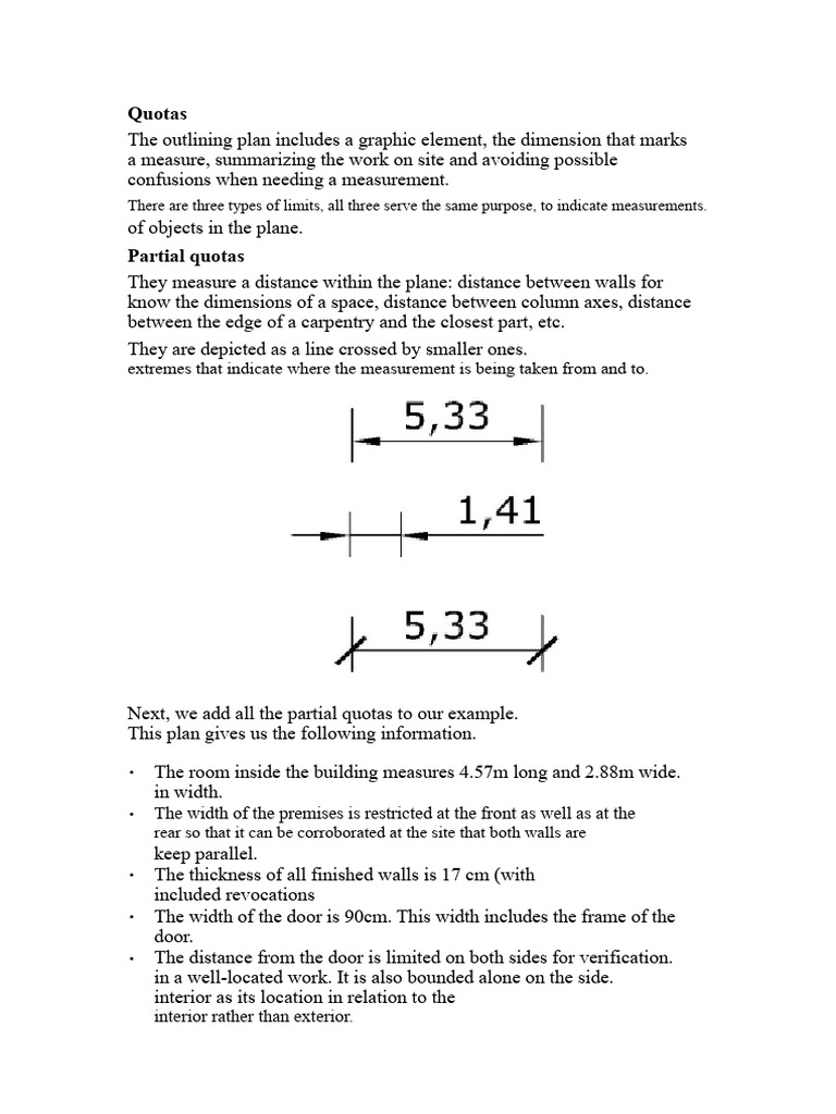 Types of Elevations Used in Layout Plans | PDF | Door | Length