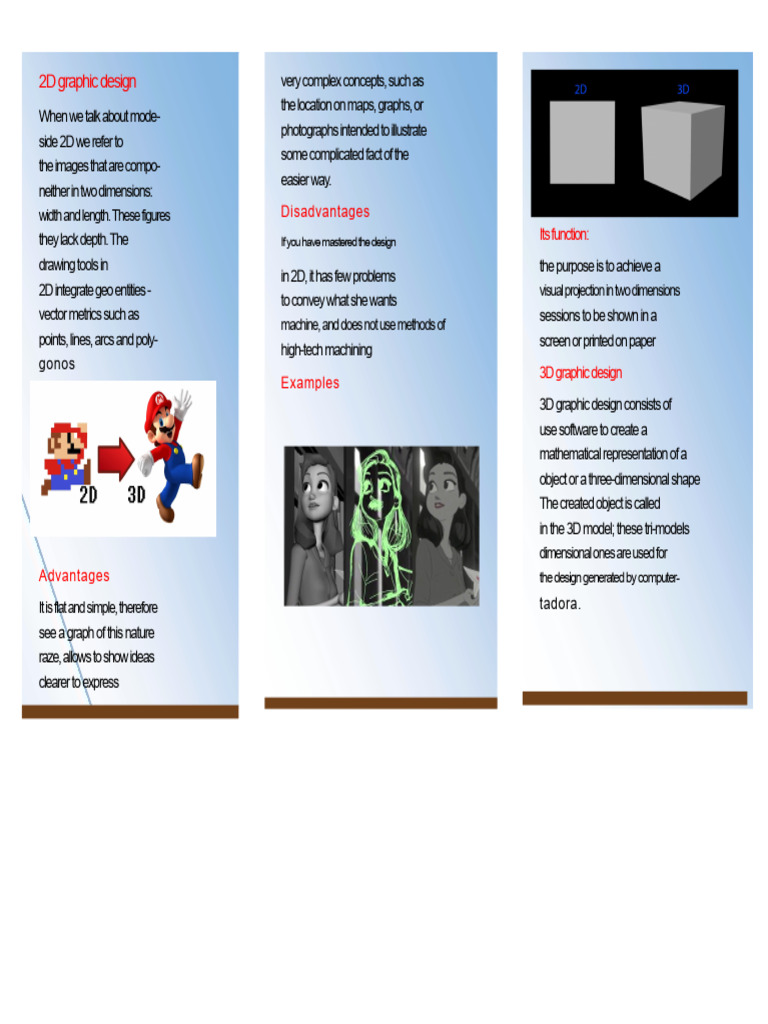 Graphic Design, 2D and 3D | PDF | 3 D Computer Graphics | 2 D Computer Graphics