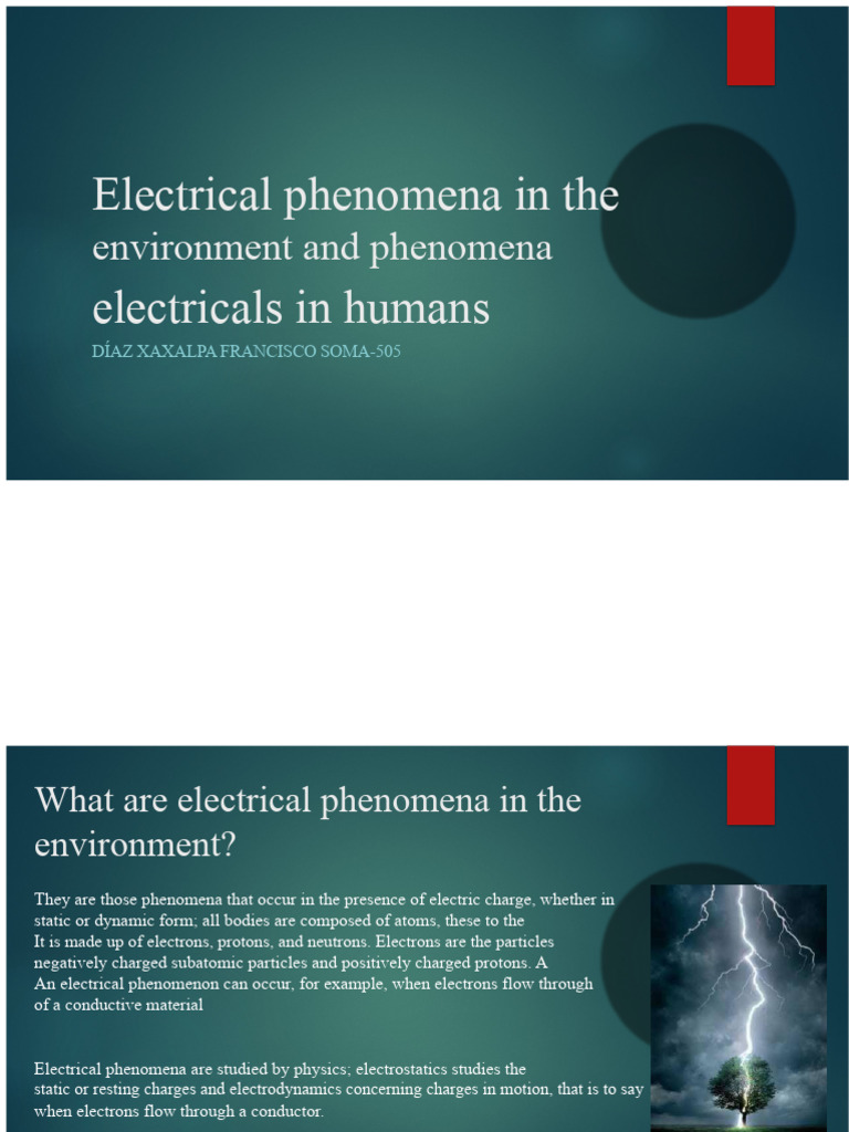 Electrical Phenomena in The Environment | PDF | Volcano | Earthquakes