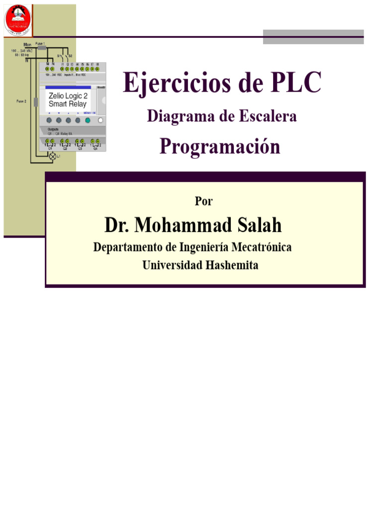 Ejercicios de PLC PDF | PDF | Controlador lógico programable | Informática