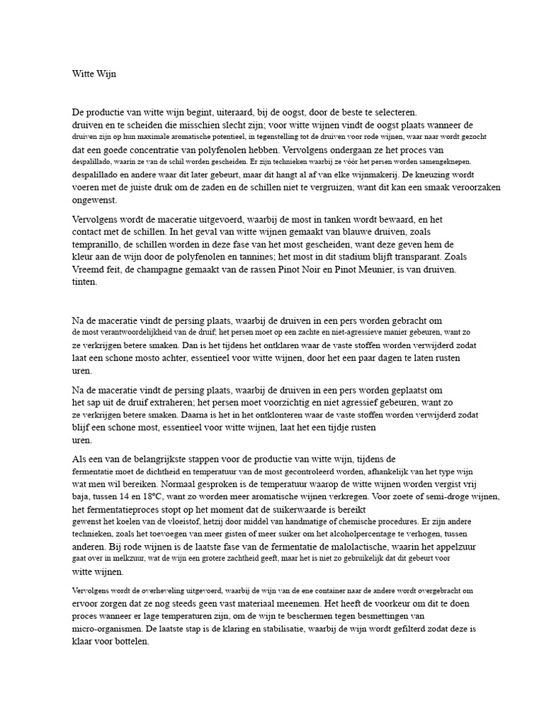 Witte Wijn | PDF