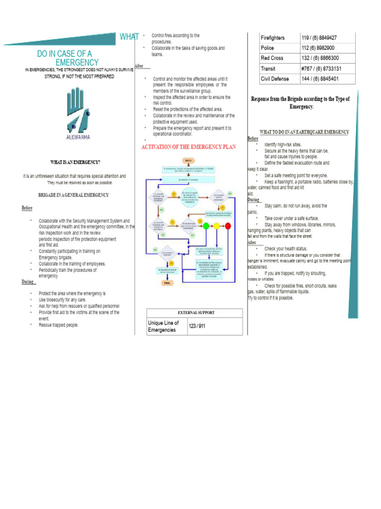 06 Brochure What To Do in Case of An Emergency | PDF | First Aid ...