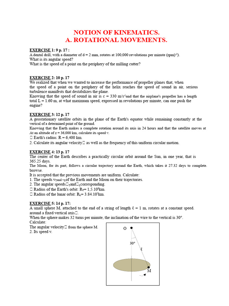 1st Physics Tomasino | PDF | Force | Rotation
