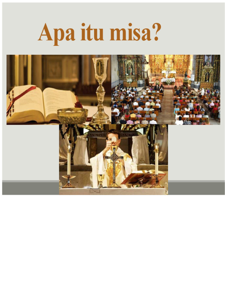 Bagian-Bagian Misa | PDF