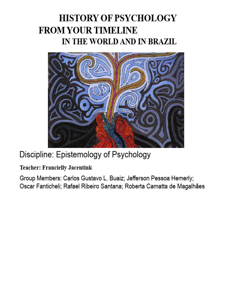 Timeline of Psychology | PDF | Psychology | Psychoanalysis