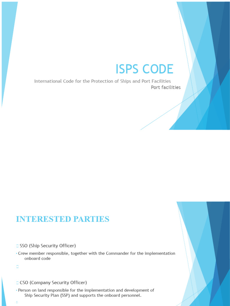 ISPS CODE - Access Training and Bomb Threat | PDF | Watercraft | Water ...