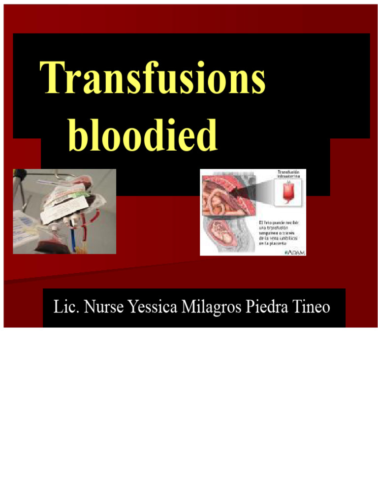 Blood Transfusion | PDF | Blood Transfusion | Blood