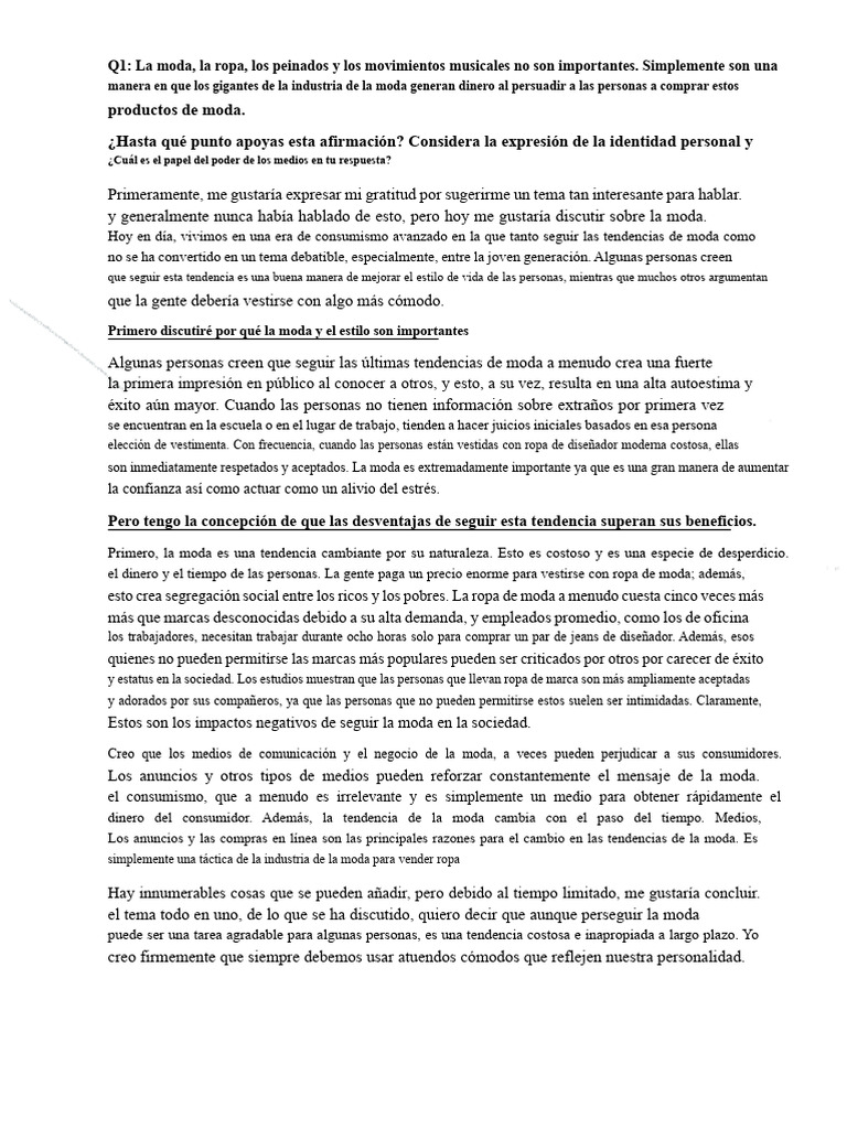 2-Presentación Sobre Moda | PDF | Moda | Consumismo