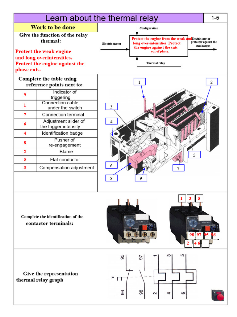 02 Thermal Relay Prof | PDF | Relay | Electromagnetism