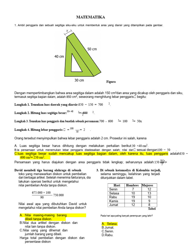 Brandon Vargas - Solusi //matematika - Simulasi | PDF