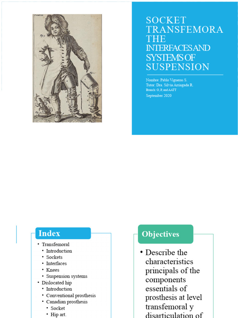 Transfemoral Sockets, Interfaces, and Suspension Systems | PDF ...