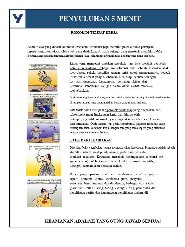 TEMA 3 Tembakau di Tempat Kerja | PDF