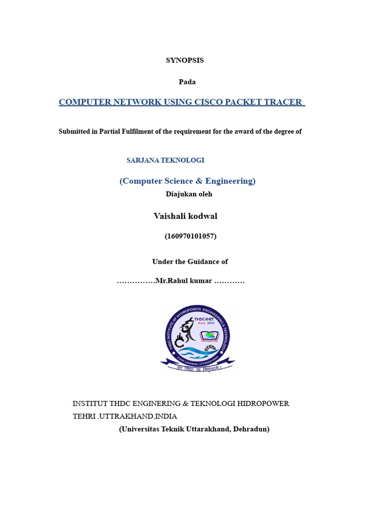 Jaringan Komputer dengan Cisco Packet Tracer | PDF