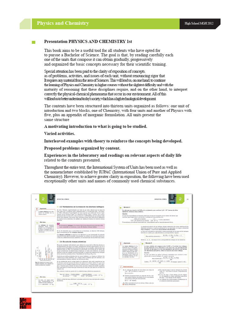 Physics Chemistry Highschool Mcgrawhill PDF | PDF | Physics | Chemistry