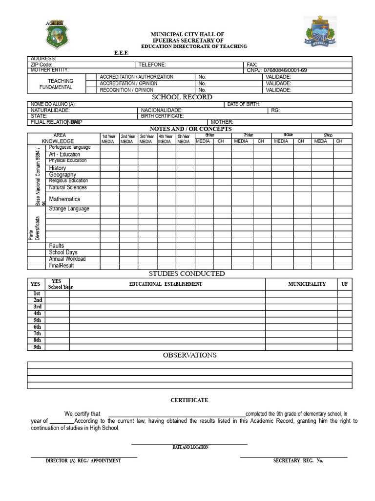 School Historical Model 1doc | PDF