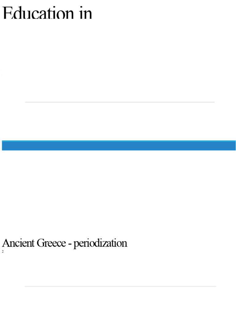 Education in Ancient Greece and Rome | PDF | Ancient Greece