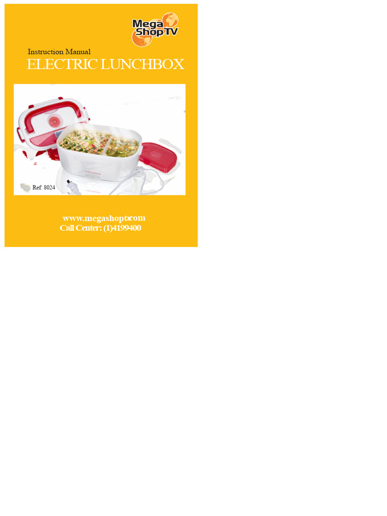 Electric Lunch Manual | PDF