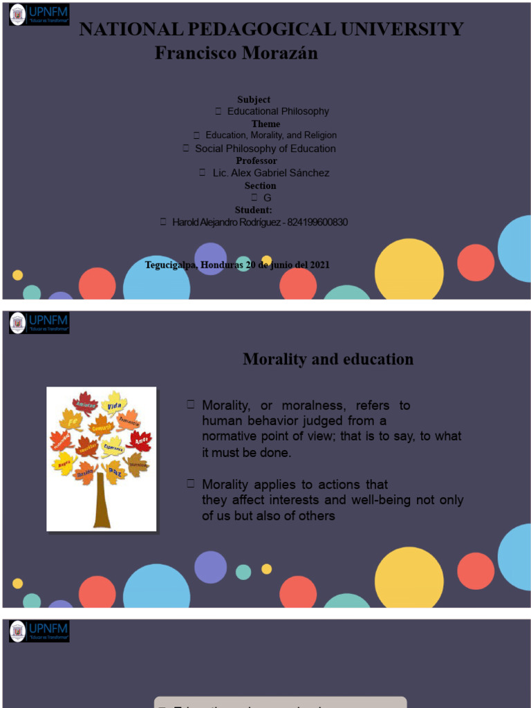 Morality and Education: A Philosophical Overview | PDF | Morality ...