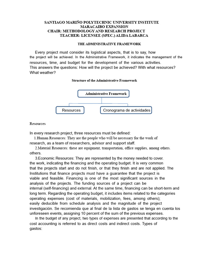 The Administrative Framework | PDF | Economies