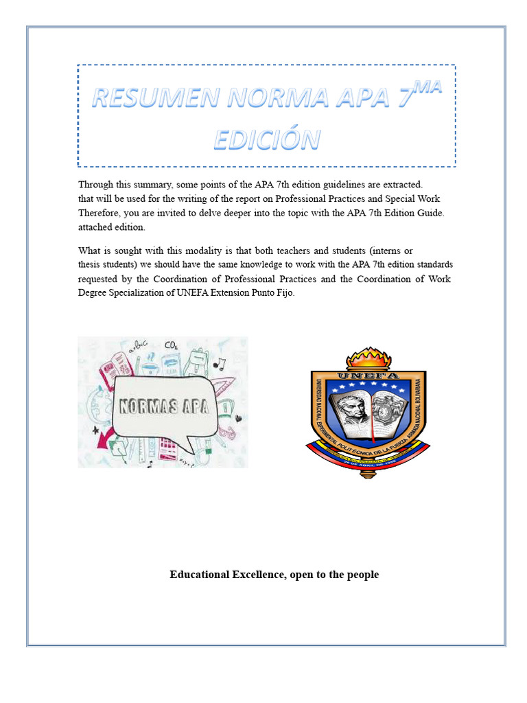 APA 7th Edition Guidelines Summary | PDF | Paragraph | Citation