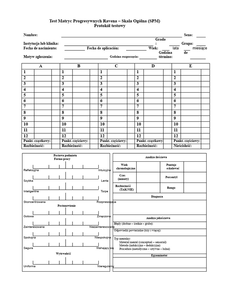 Protokół Raven General | PDF