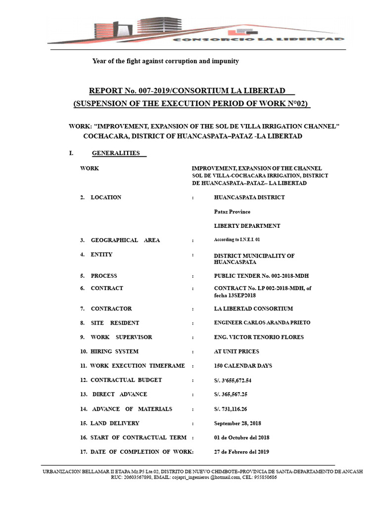Work Suspension Report 2 | PDF | Rain